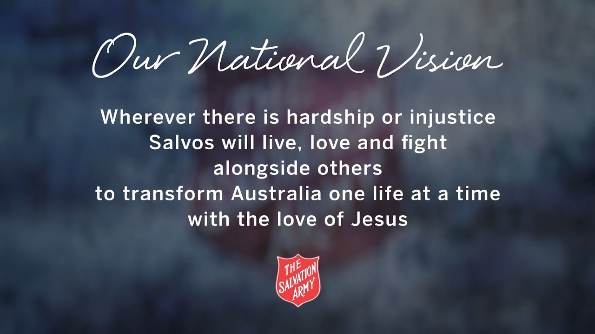 Our Mission Vision & Value | @salvationarmywarrnambool | The Salvation ...
